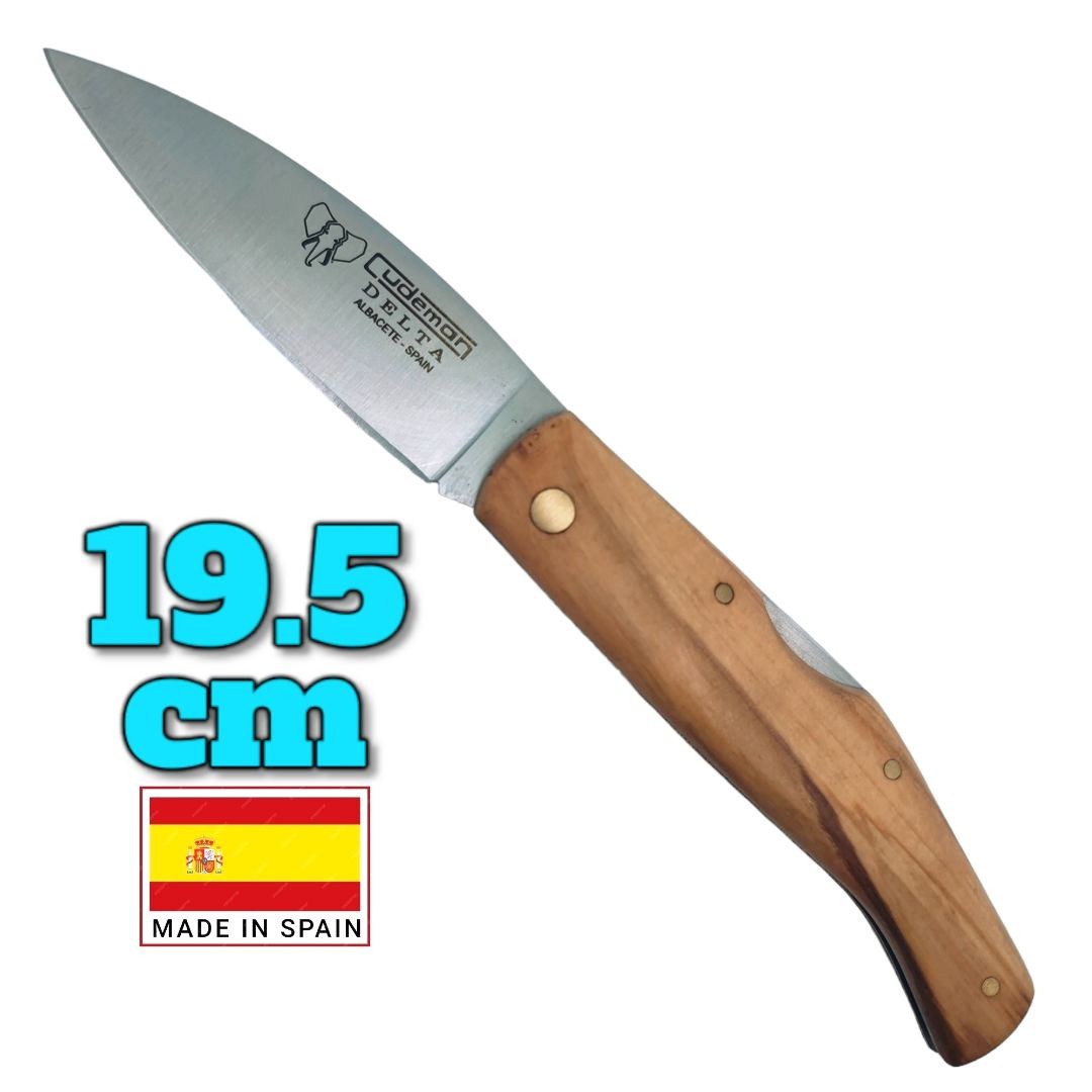 Couteau pliant Cudeman MT4 olivier pompe arrière REF 384L